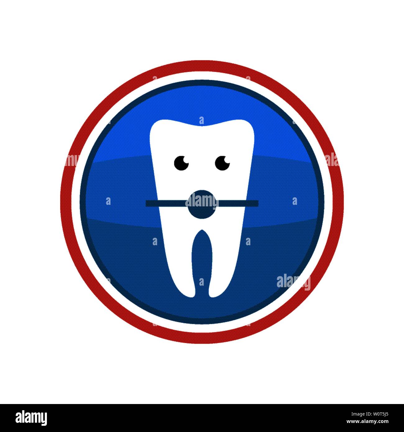 Healthy Human Tooth Logo. Dental Care Concept for Dentistry Clinic or ...