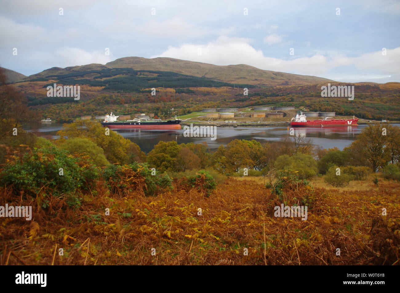 Finnart oil terminal hi-res stock photography and images - Alamy