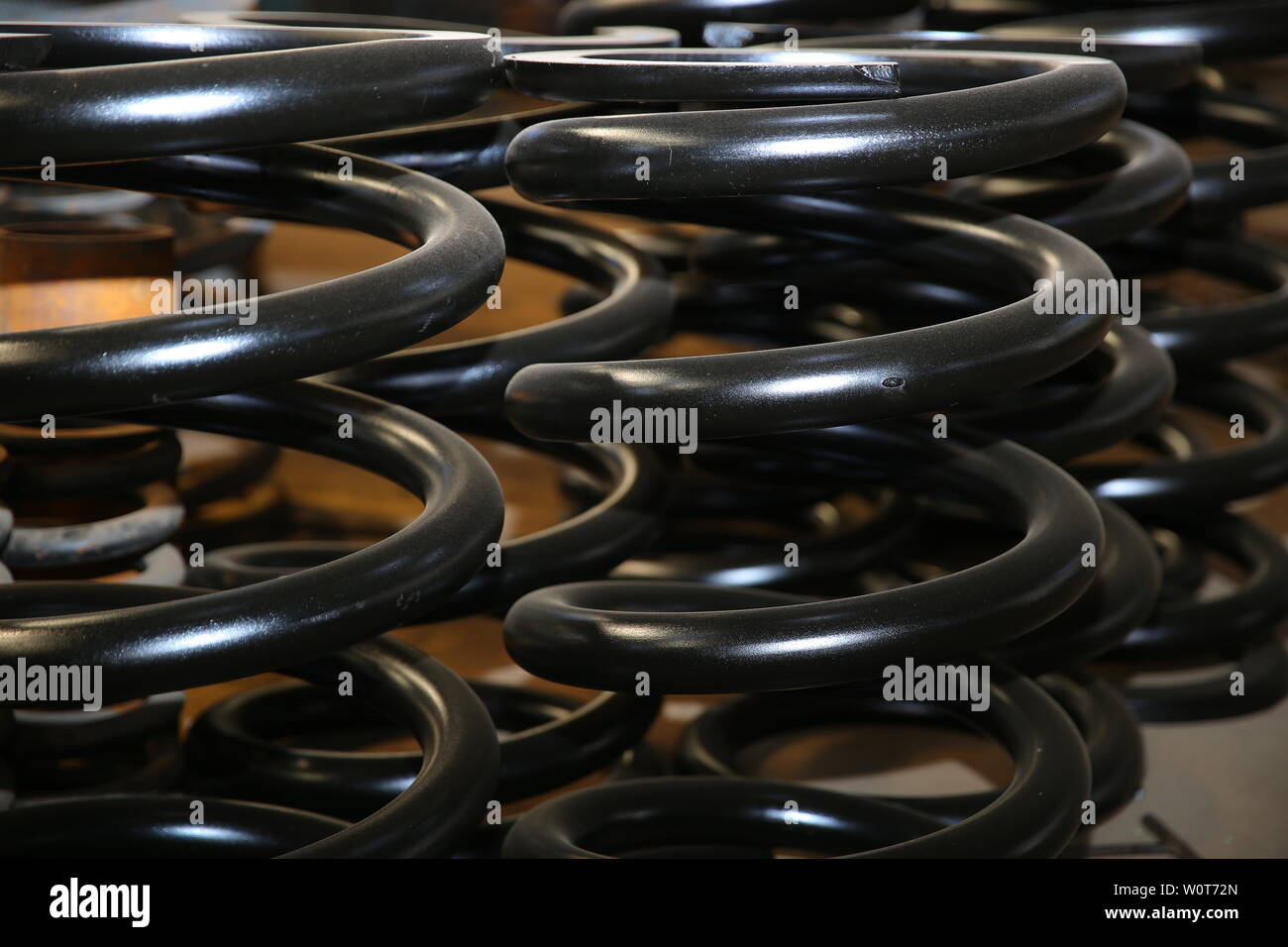 Spring machining workshop Stock Photo - Alamy