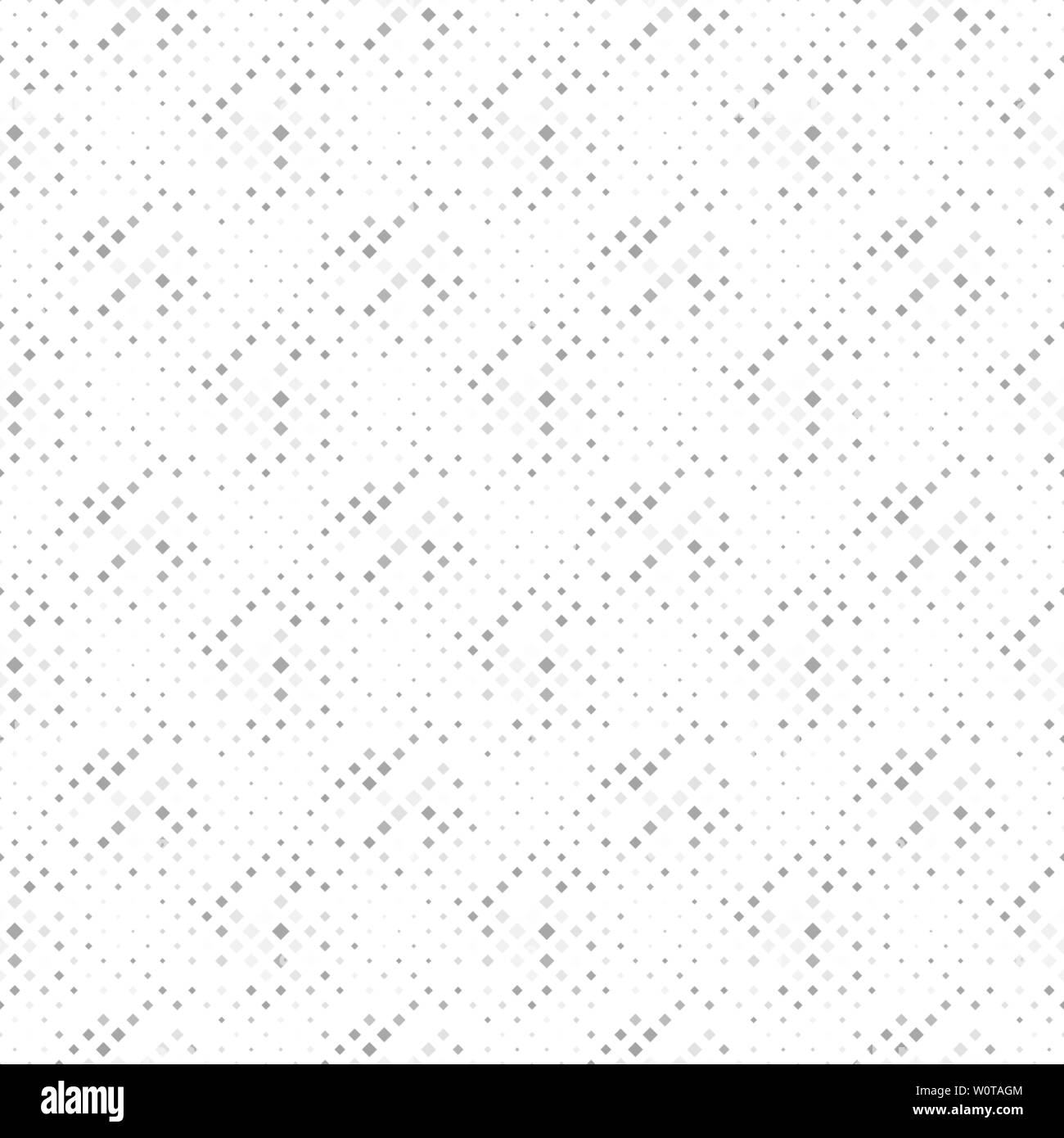 Abstract geometrical diagonal square pattern background - monochrome vector graphic from squares ...