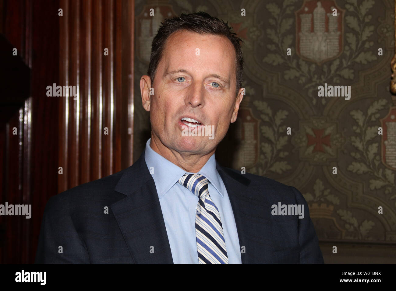 Richard Grenell, Antrittsbesuch des US Botschafters in Hamburg, Rathaus ...