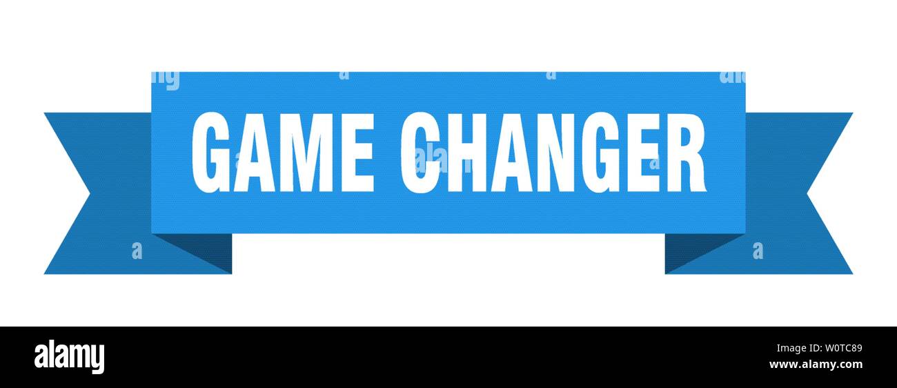 game changer ribbon. game changer isolated sign. game changer banner ...