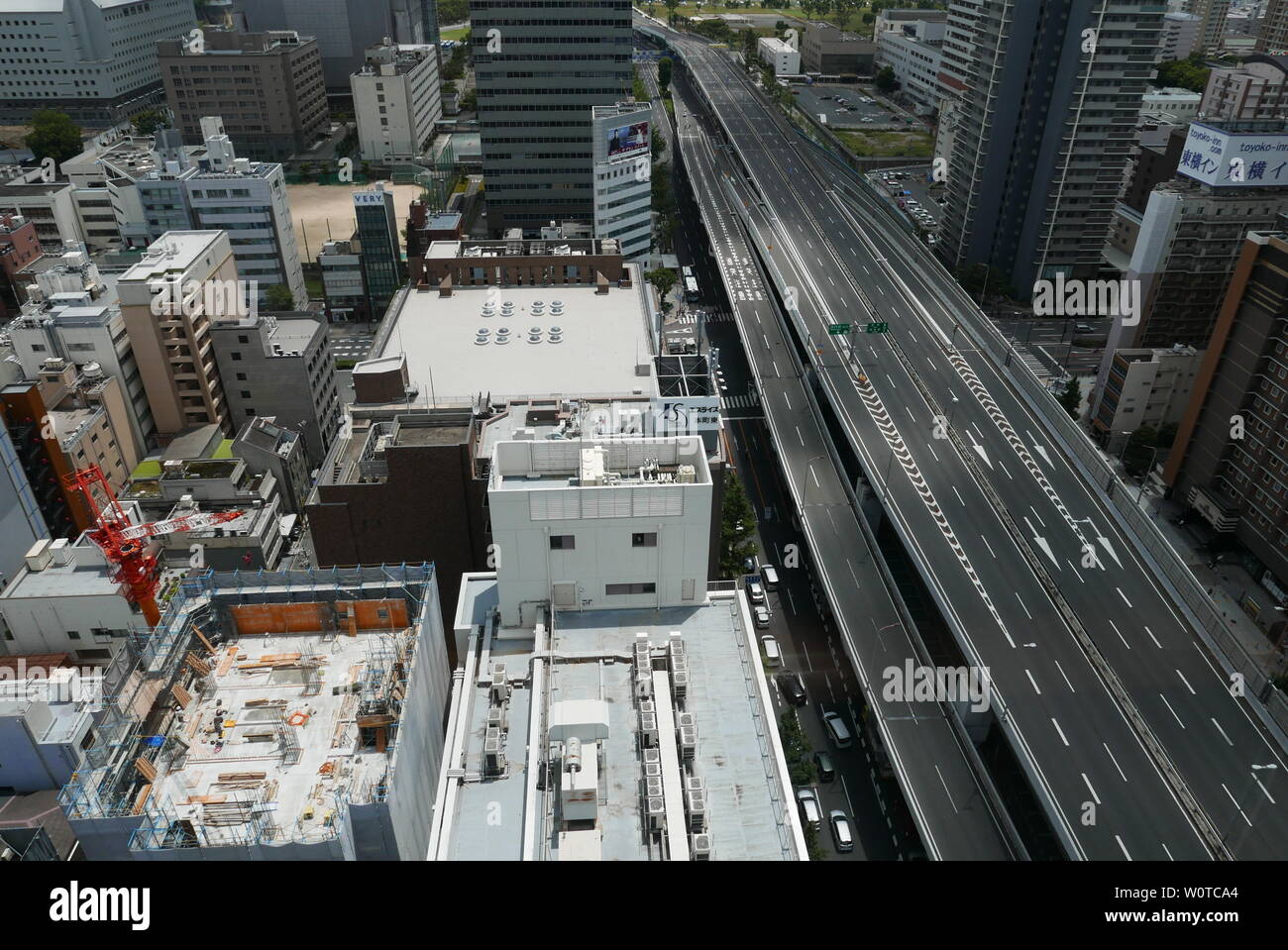 The Hanshin Expressway is closed during the G20 summit in central Osaka ...