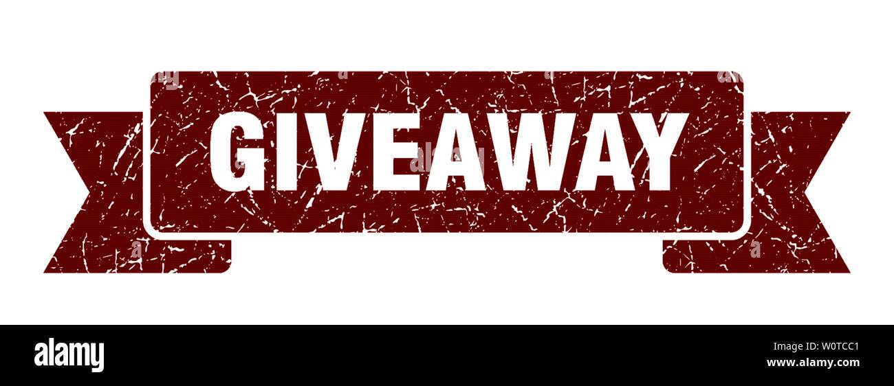 giveaway grunge ribbon. giveaway sign. giveaway banner Stock Vector ...