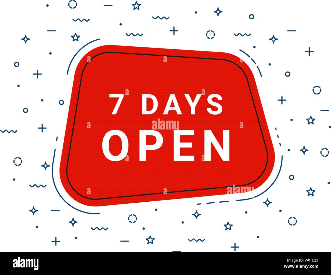 Days of the week placard Cut Out Stock Images & Pictures - Alamy