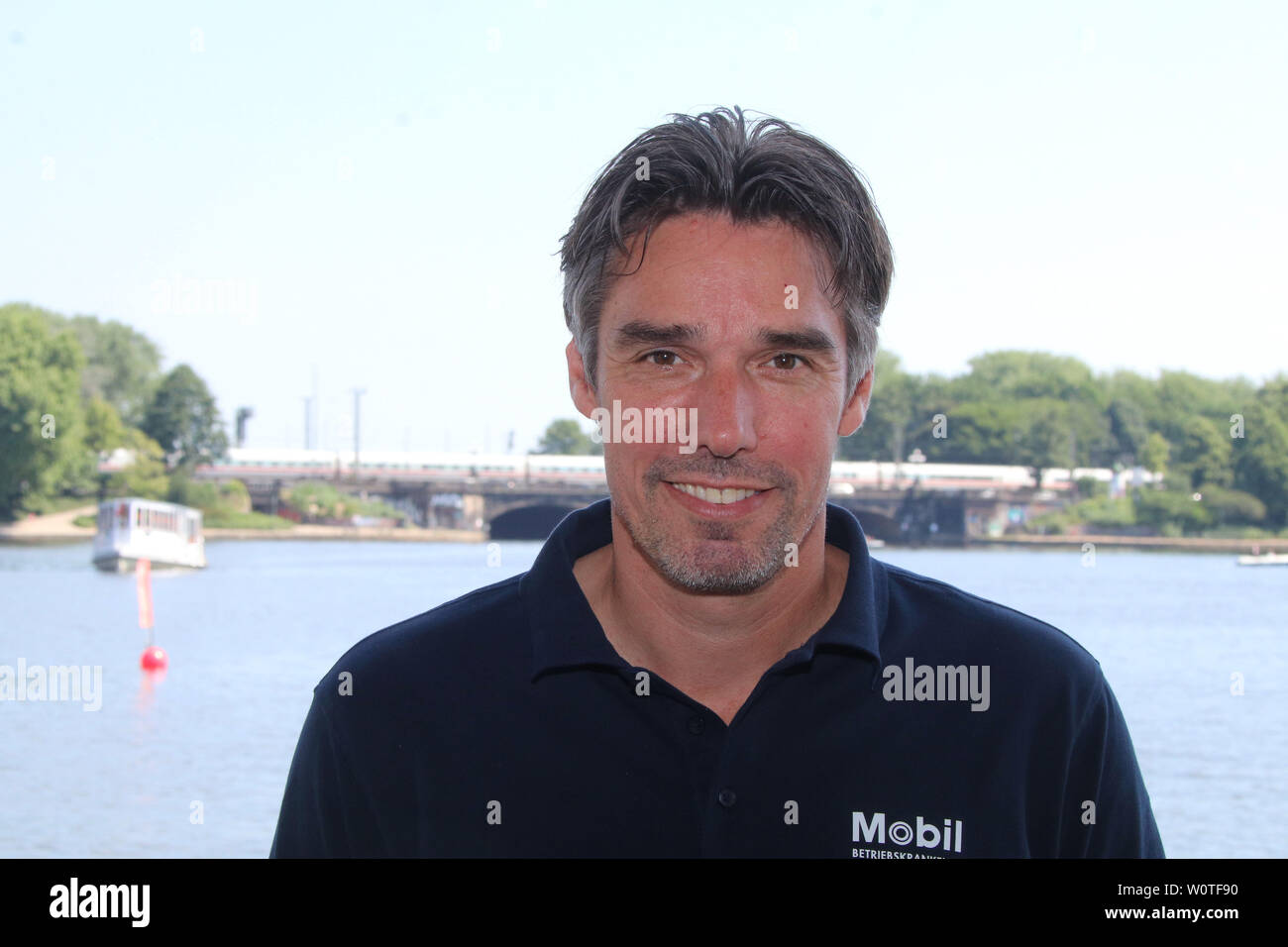 Michael Stich, Drachenbootrennen, Hamburg, 08.06.2018 Stock Photo - Alamy