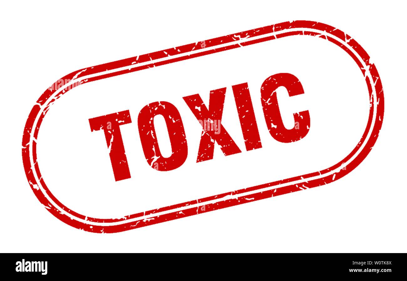toxic stamp. toxic square grunge sign. toxic Stock Vector Image & Art ...