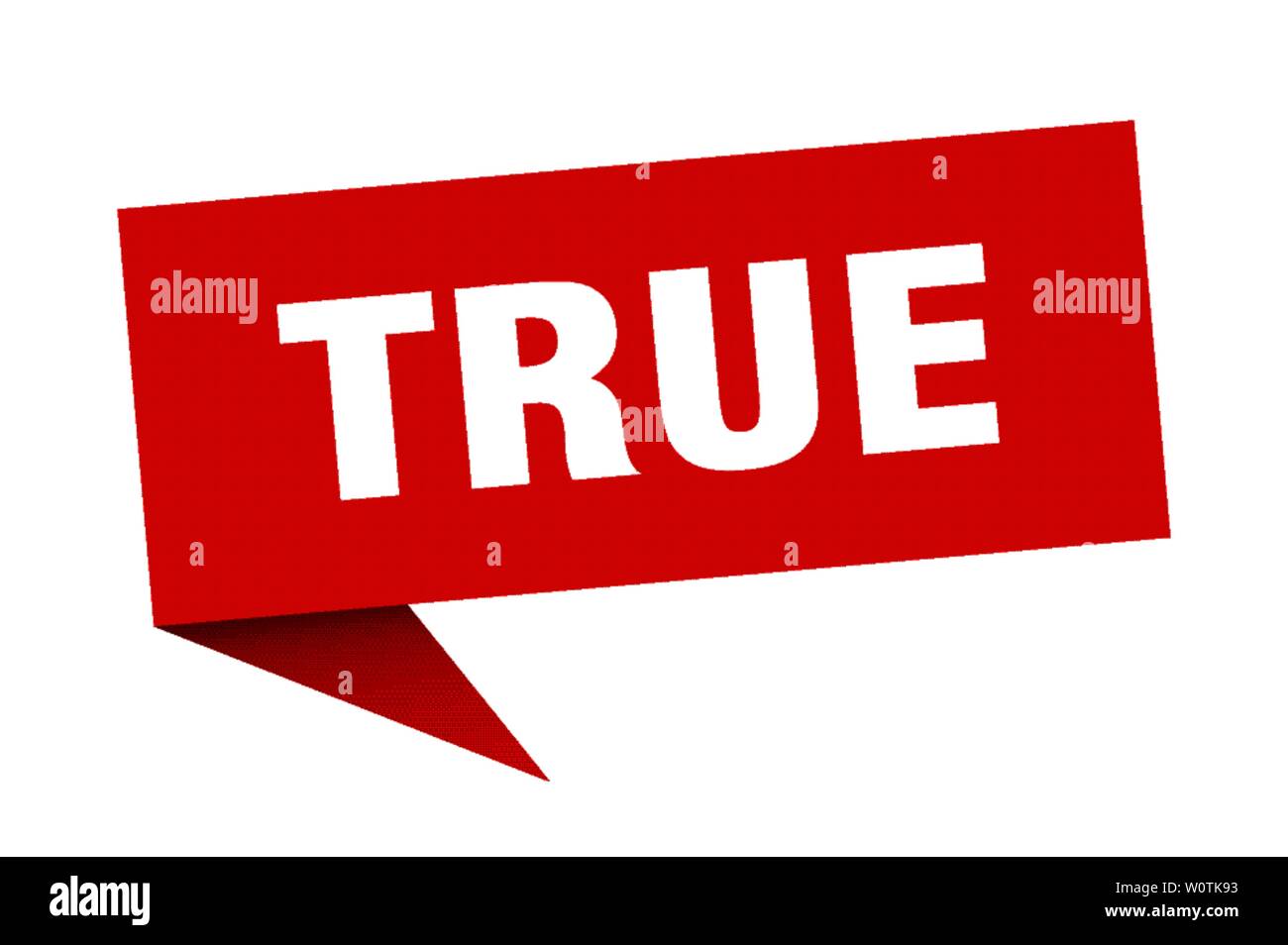 true speech bubble. true sign. true banner Stock Vector Image & Art - Alamy