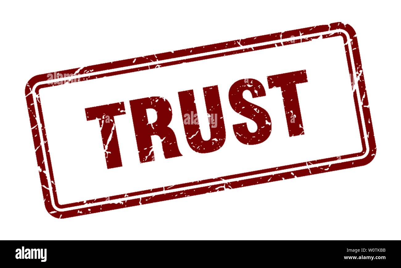 trust stamp. trust square grunge sign. trust Stock Vector Image & Art ...