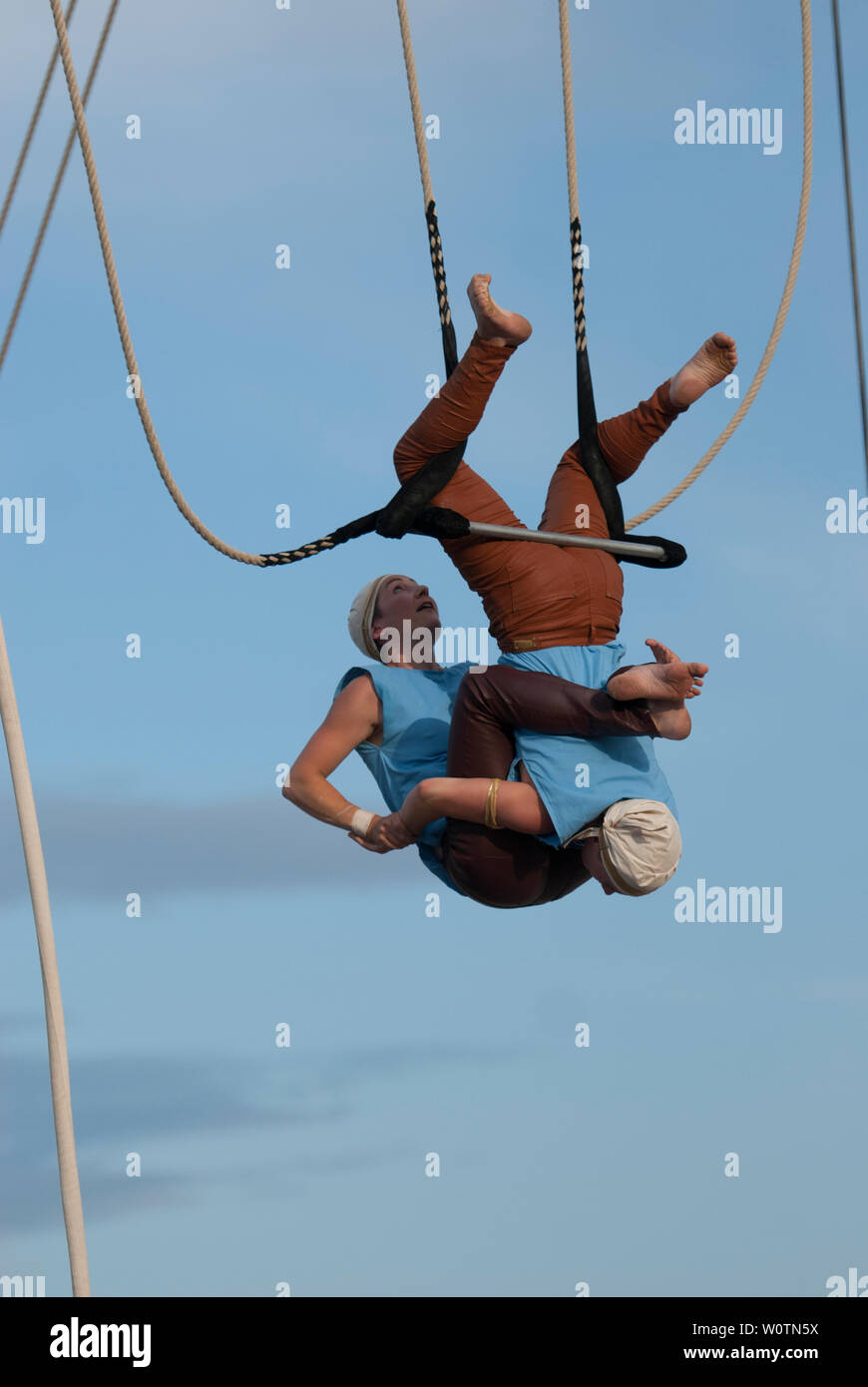 Holding onto swing hi-res stock photography and images - Alamy