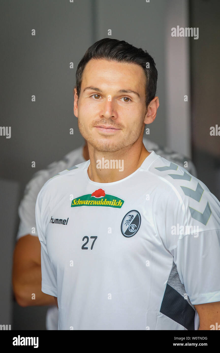Nicolas Hoefler (Freiburg) beim Stadionfest und Jubilaeumsspiel SC ...