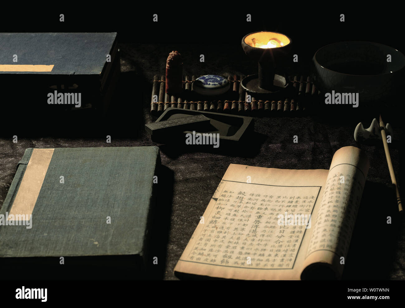 High-definition drawings of art collections and luxury goods Stock ...