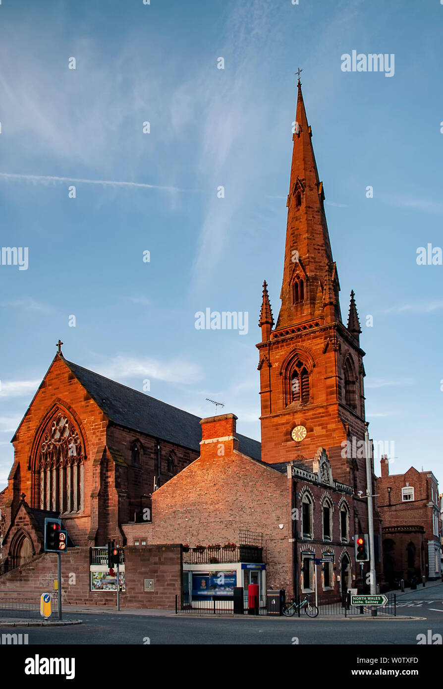 The Guildhall and former Holy Trinity Church in Chester, Cheshire, UK ...