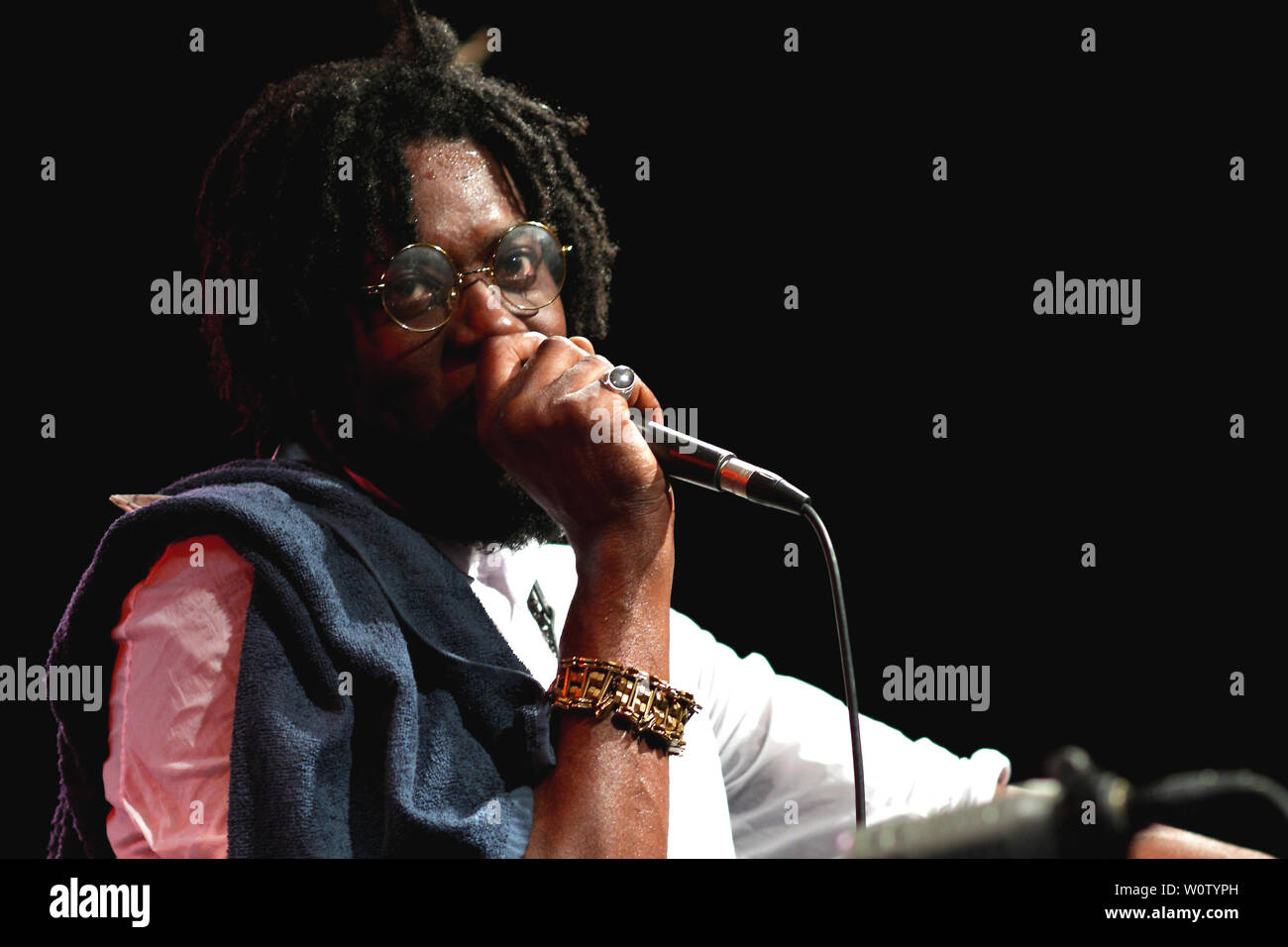 The saxophonist and DJ Soweto Kinch and his band from Birmingham in ...