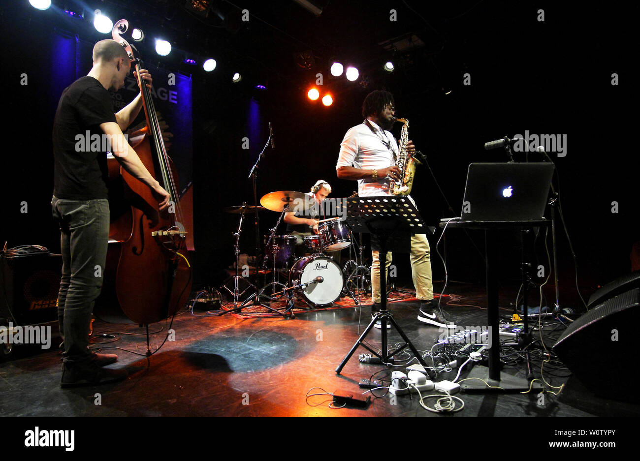 The saxophonist and DJ Soweto Kinch and his band from Birmingham in ...