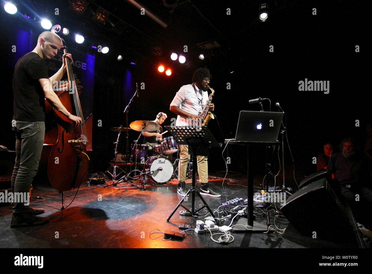 The saxophonist and DJ Soweto Kinch and his band from Birmingham in ...