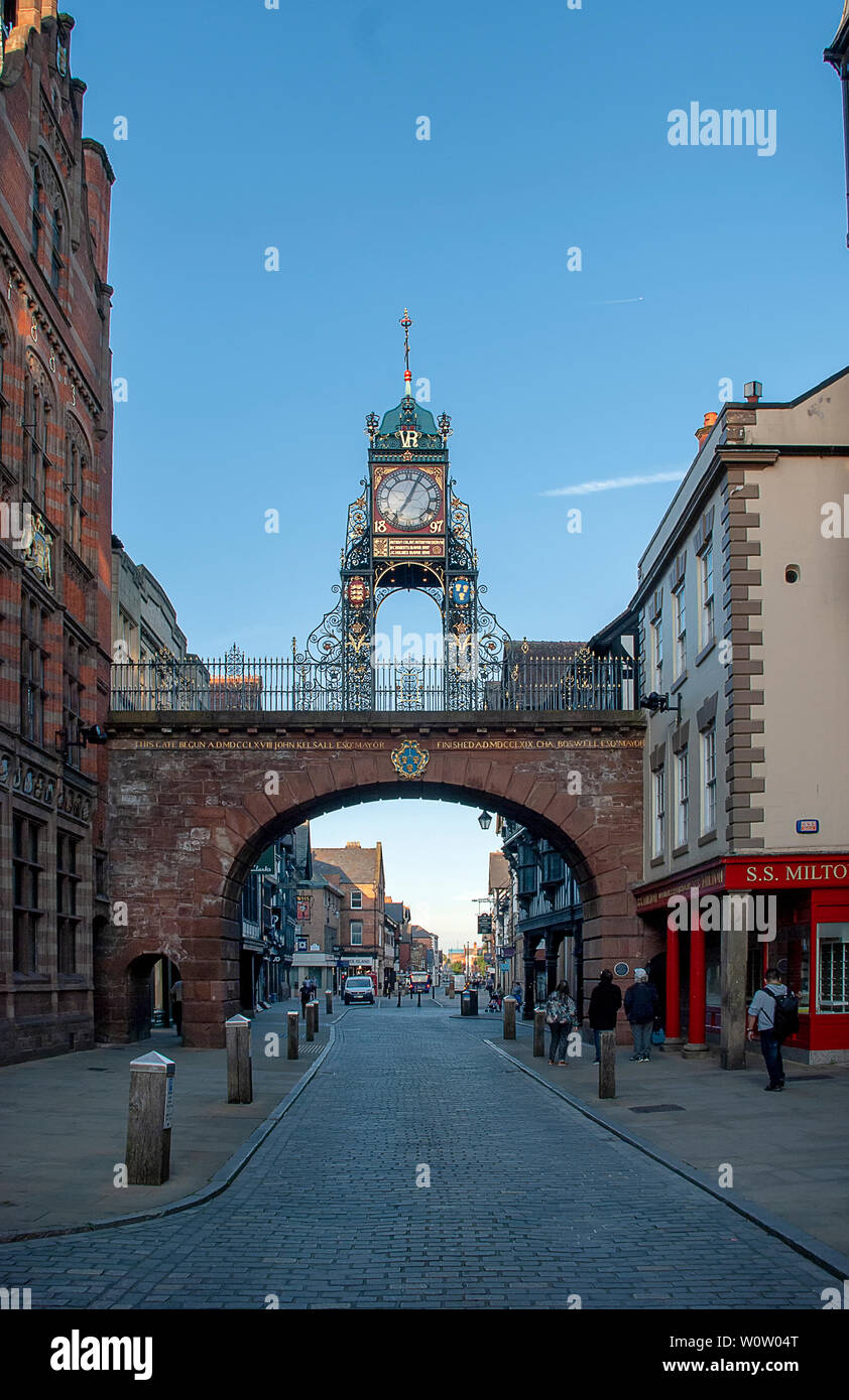 Eastgate Clock Tower In Historic High Resolution Stock Photography and ...