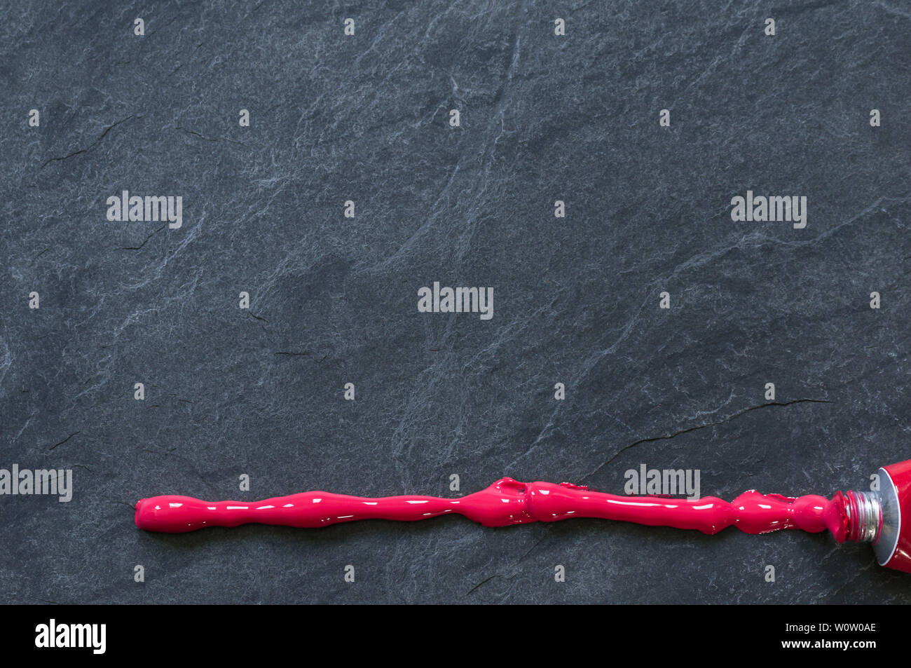 Background, black slate stone with texture and red line Stock Photo - Alamy