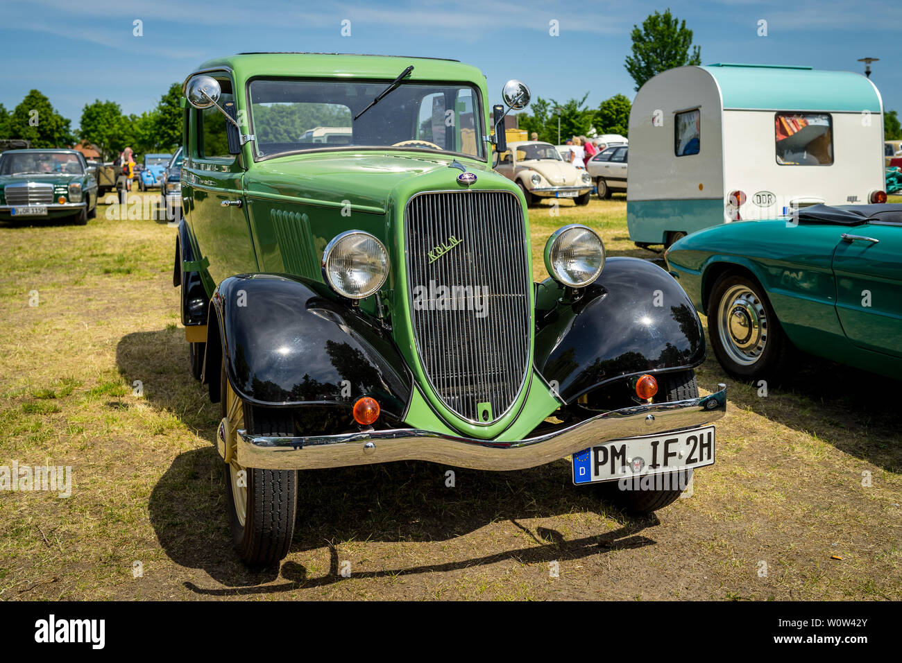 PAAREN IM GLIEN, GERMANY - MAY 19, 2018: Small family car Ford Koln ...