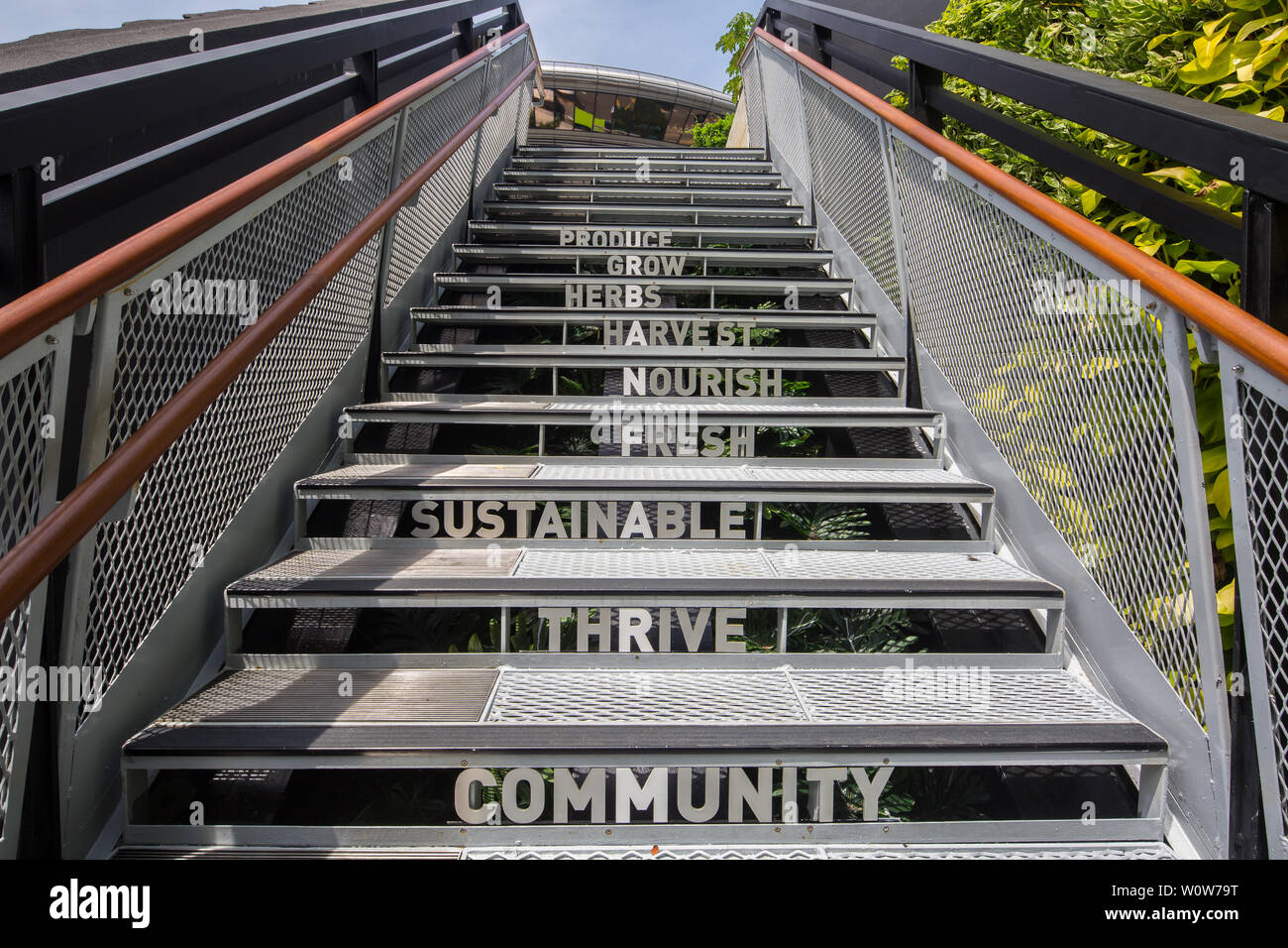 Funan rooftop garden hi-res stock photography and images - Alamy