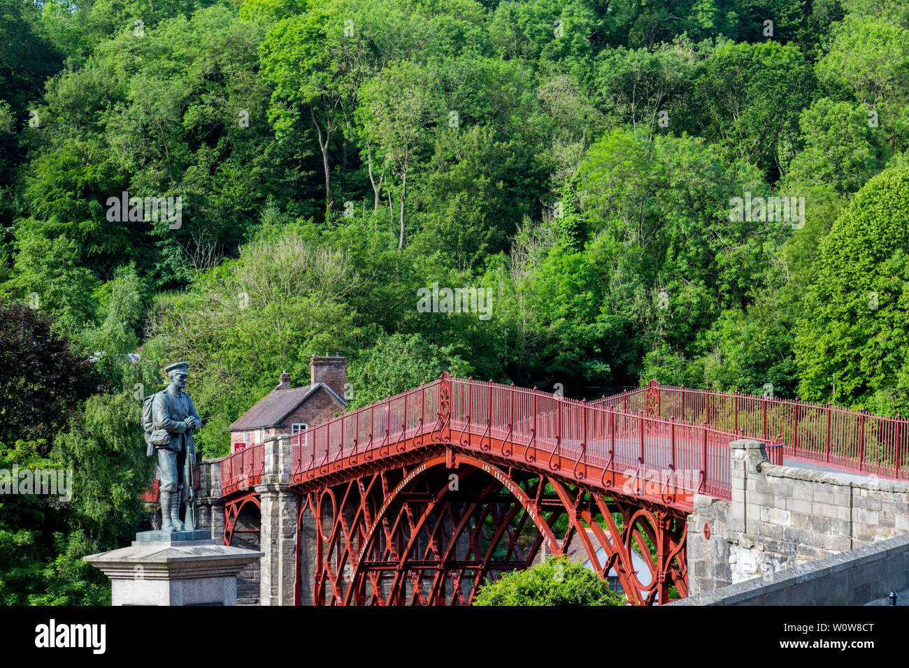 The 1779 iron bridge over the River Severn was the World’s first. A ...