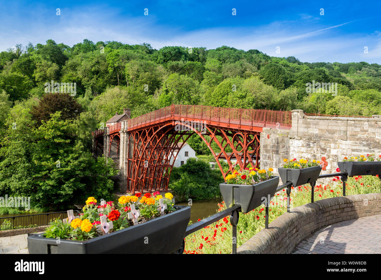 The 1779 iron bridge over the River Severn was the World’s first. A ...