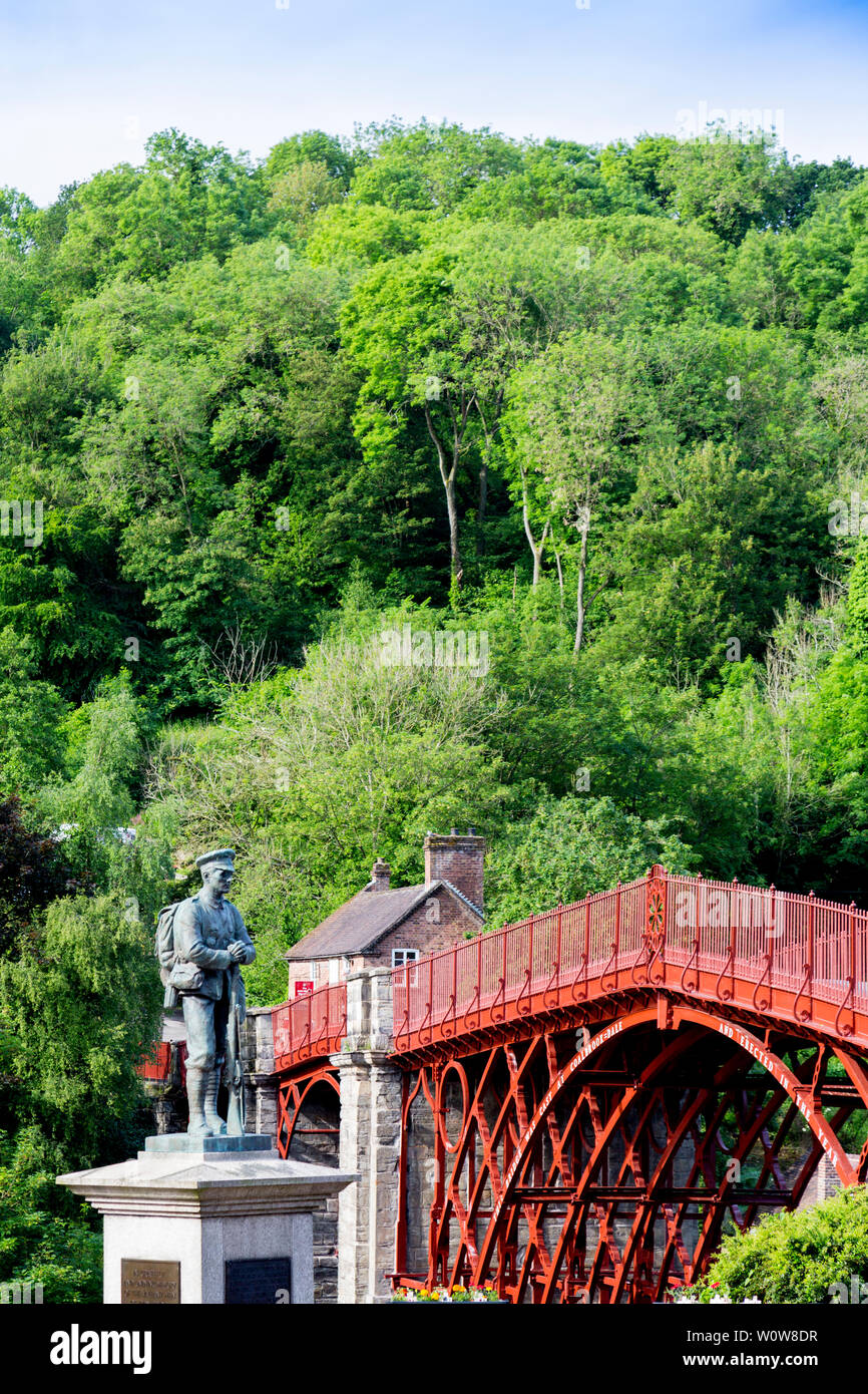 The 1779 iron bridge over the River Severn was the World’s first. A ...
