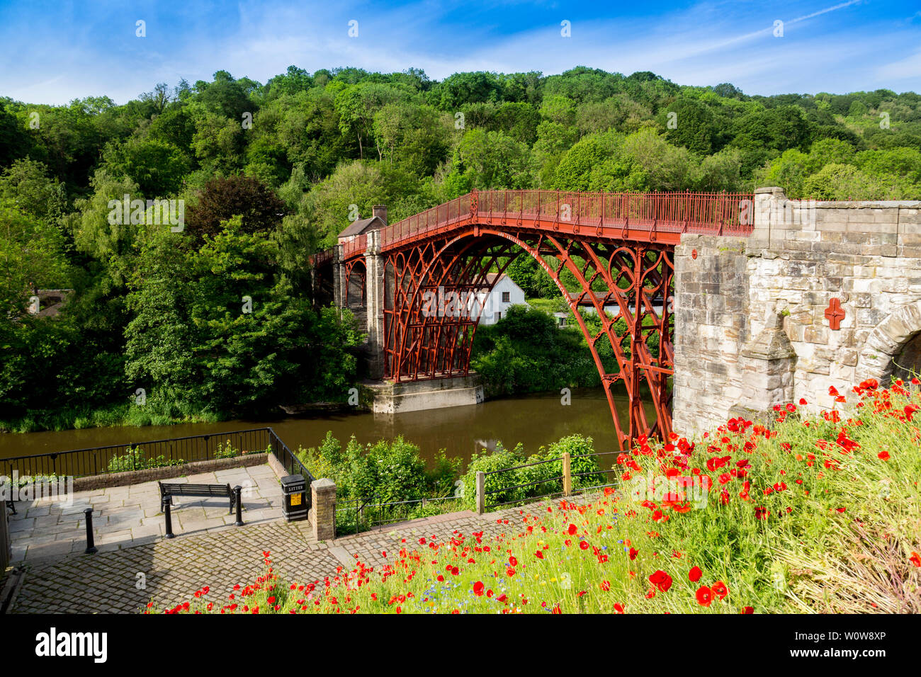 The 1779 iron bridge over the River Severn was the World’s first. A ...