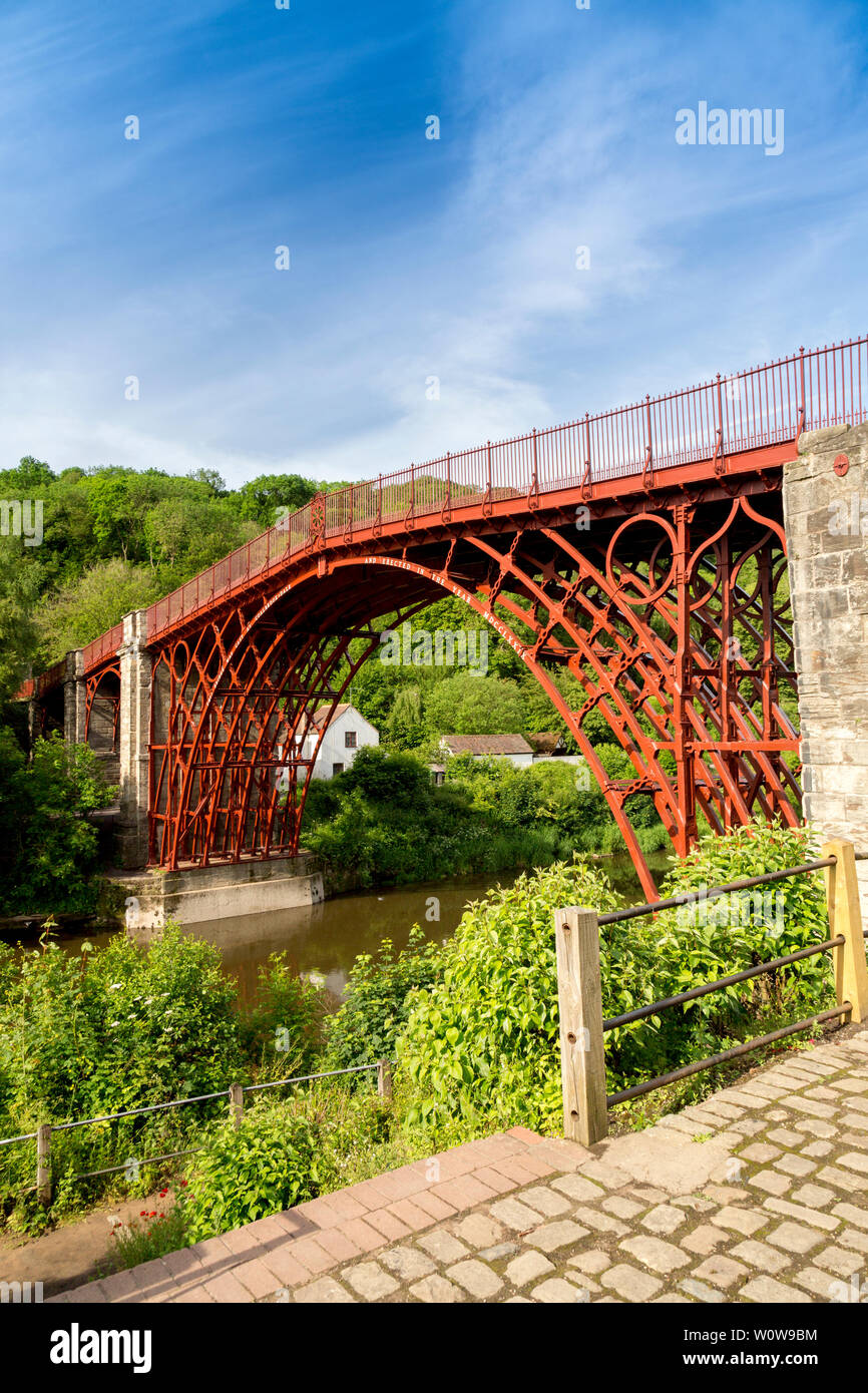 The 1779 iron bridge over the River Severn was the World’s first. A ...