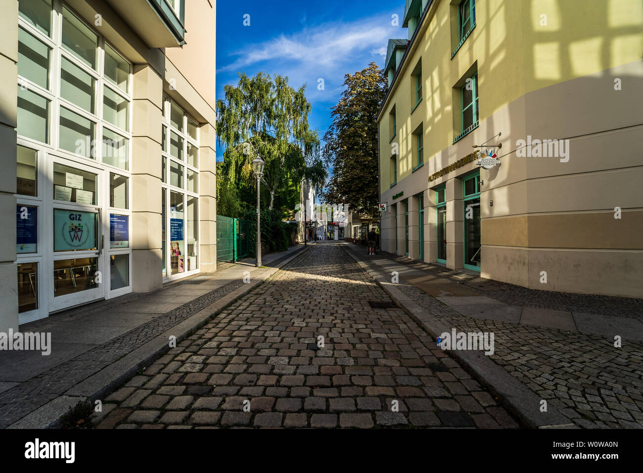 BERLIN - SEPTEMBER 09, 2018: Streets of the historic center of Altstadt ...