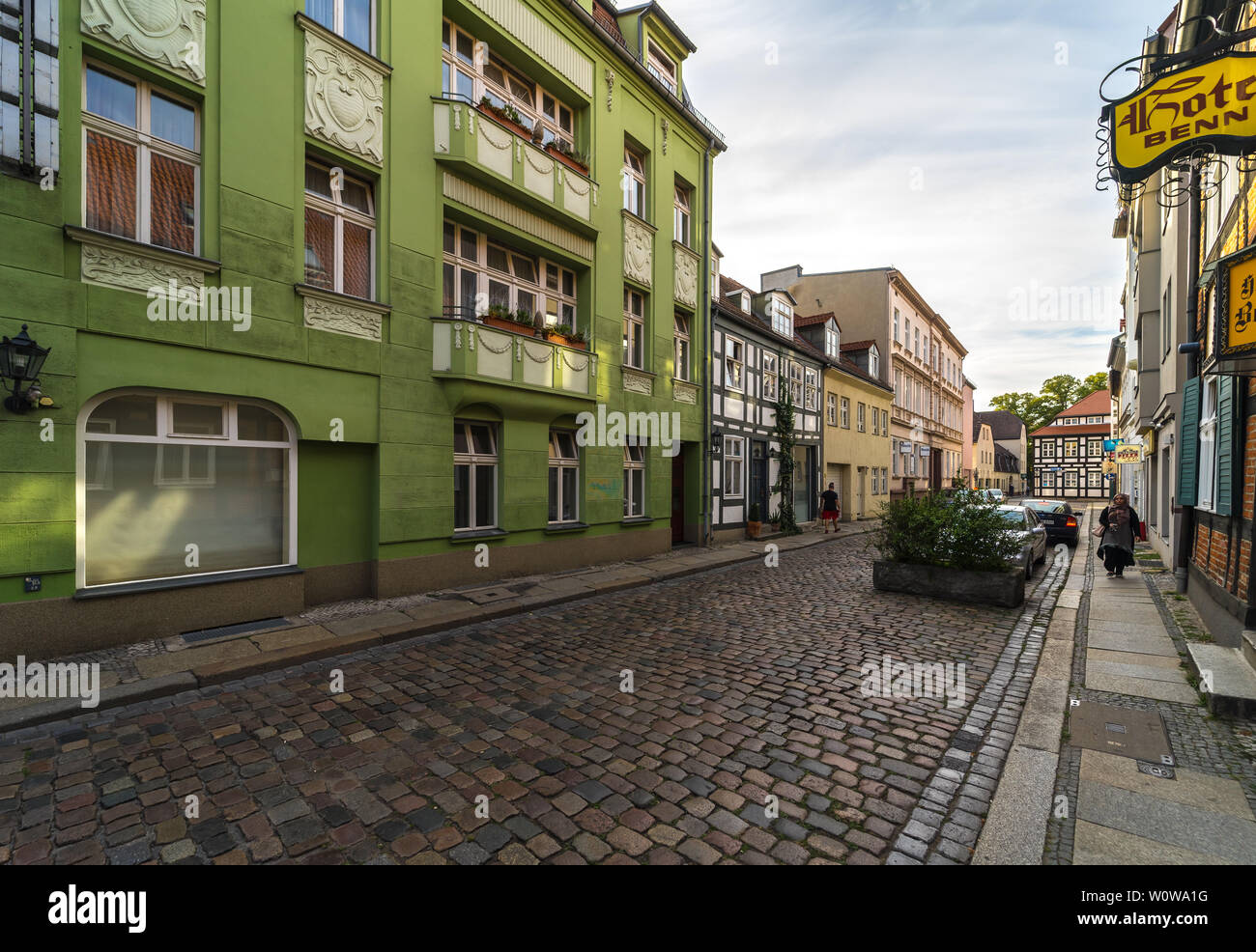 BERLIN - SEPTEMBER 09, 2018: Streets of the historic center of Altstadt ...