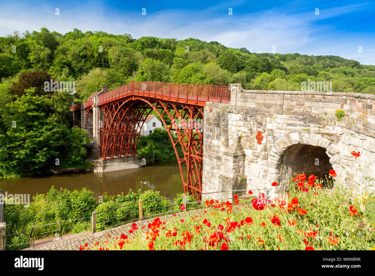 The 1779 iron bridge over the River Severn was the World’s first. A ...