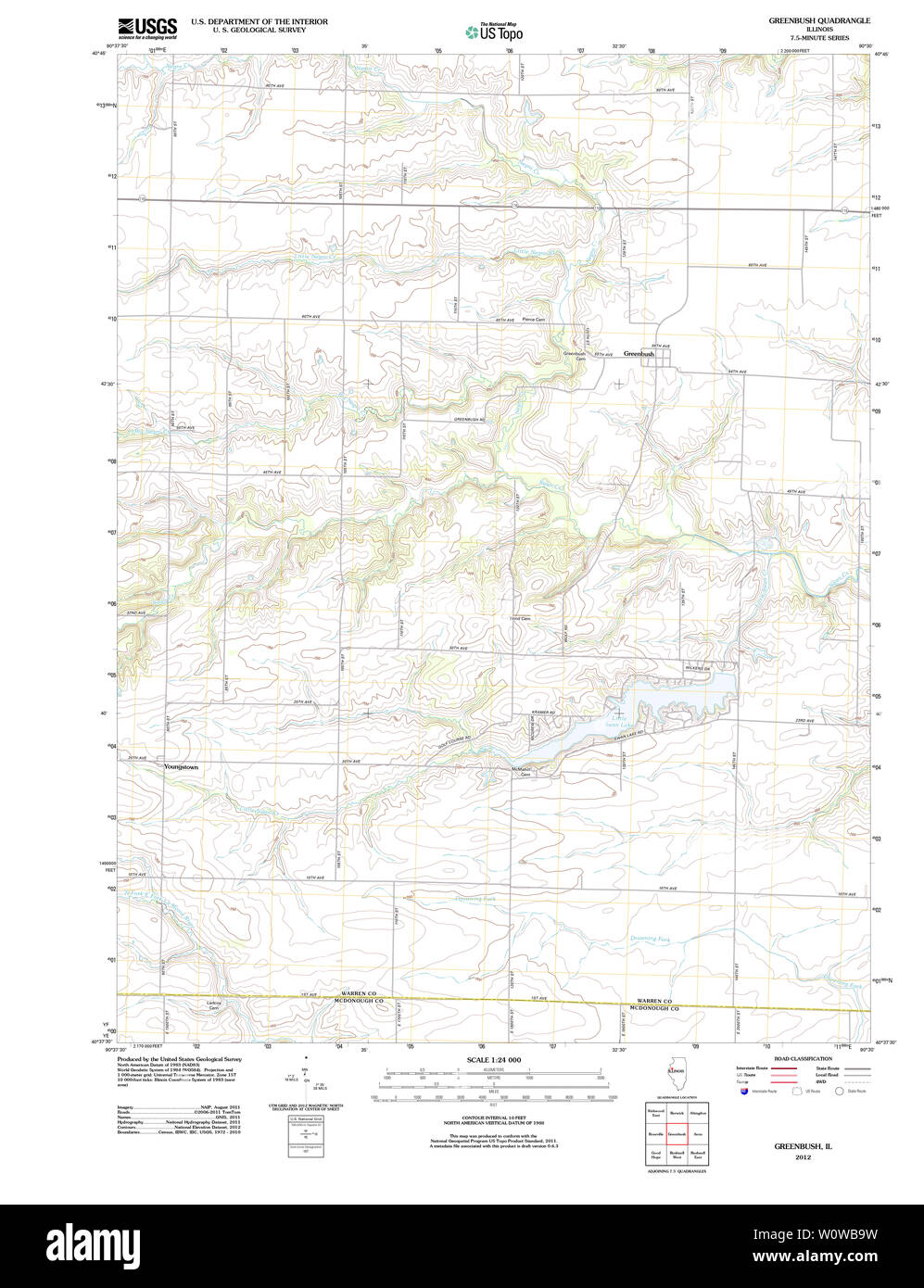 Map of greenbush hi-res stock photography and images - Alamy
