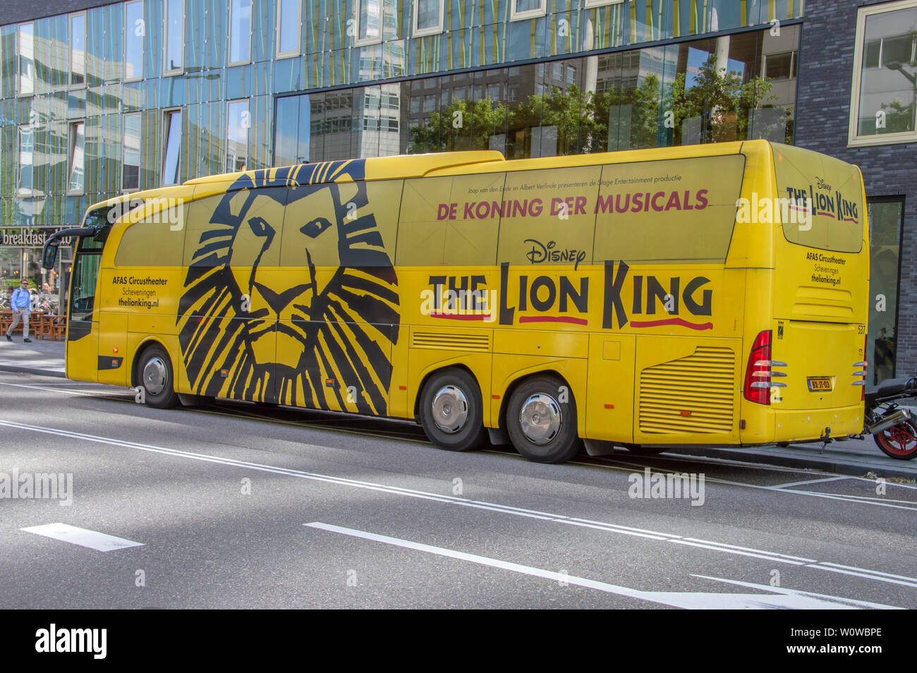 The Lion King Bus At Amsterdam The Netherlands 2019 Stock Photo - Alamy