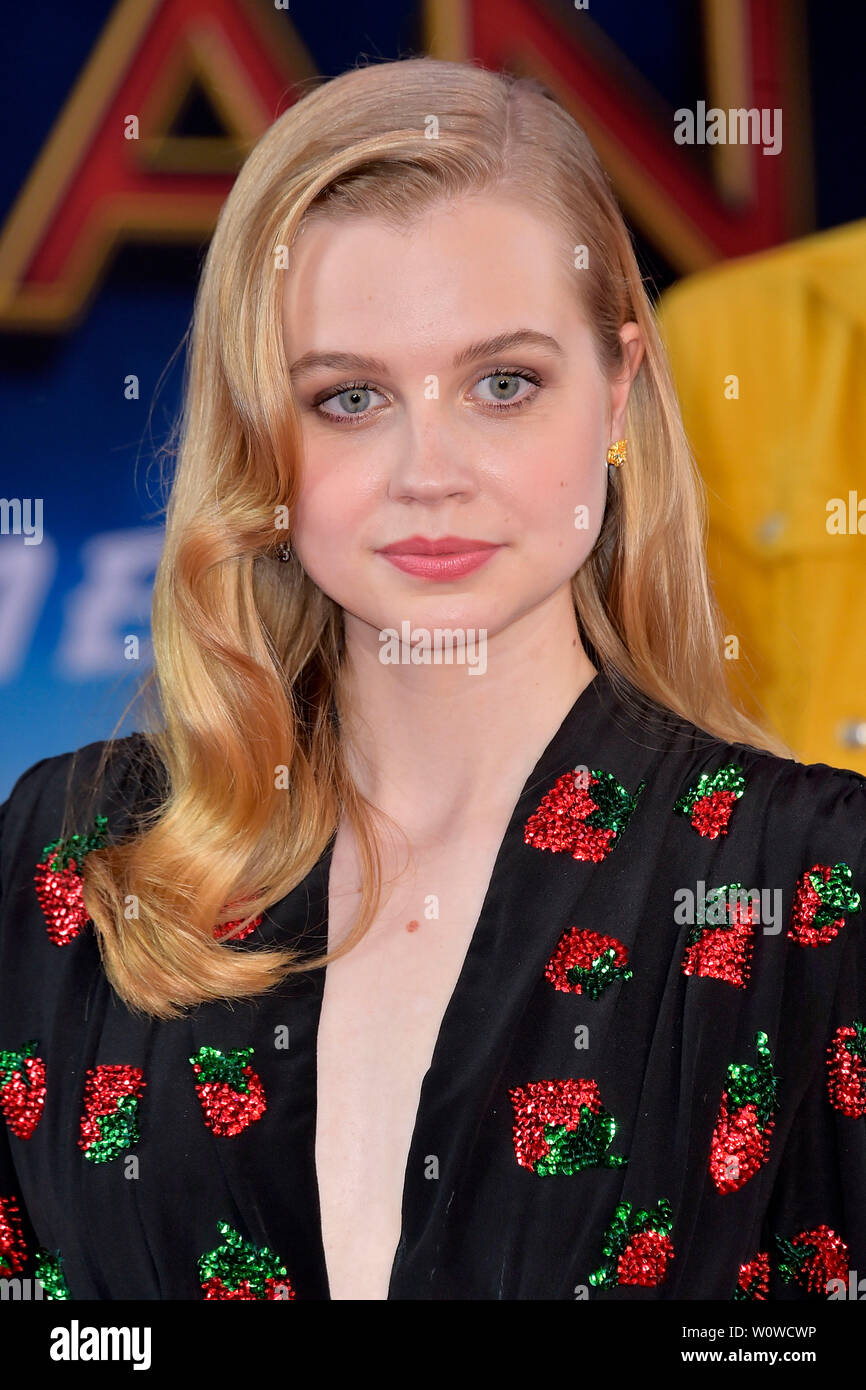 Angourie Rice at the world premiere of the feature film 'Spider-Man ...