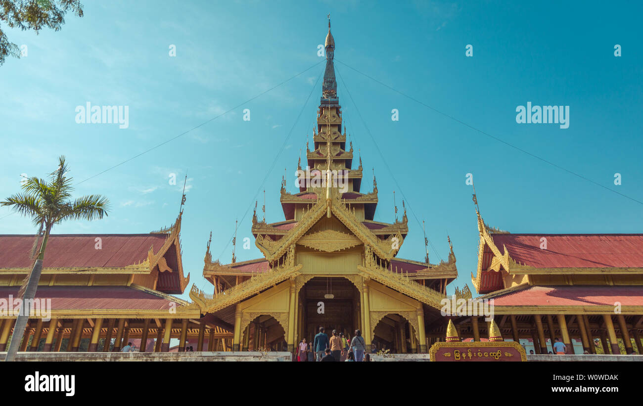 Mandalay Palace, Myanmar Stock Photo - Alamy