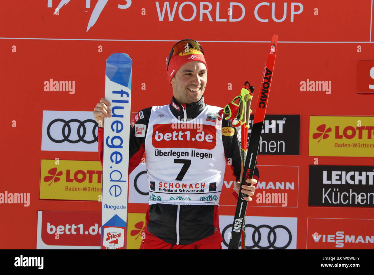 Lukas Greiderer (HSV Absam Bergisel Innsbruck) beim Weltcup Nordische ...