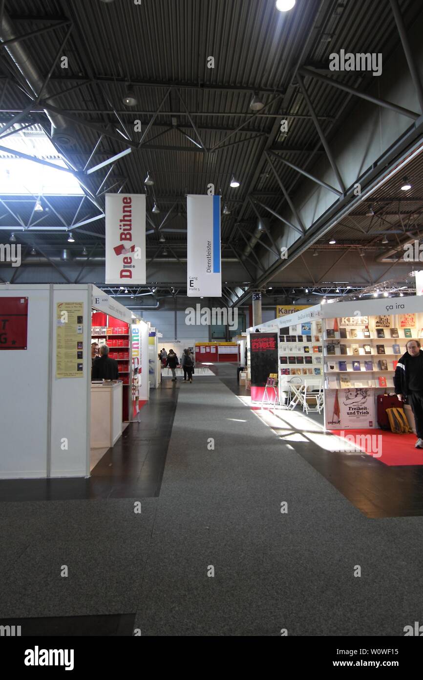 The pictures show exhibition halls on the exhibition grounds shortly ...