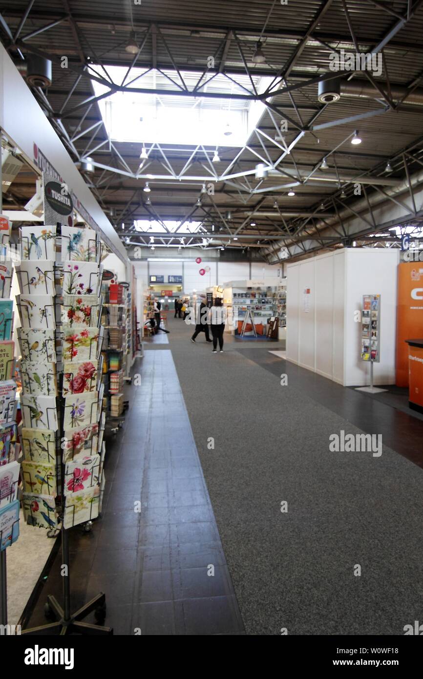 The pictures show exhibition halls on the exhibition grounds shortly ...