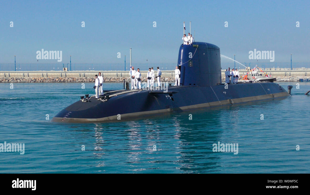 HAIFA, ISRAEL - JANUARY 12, 2016: INS Rahav, the Fifth Submarine of the ...