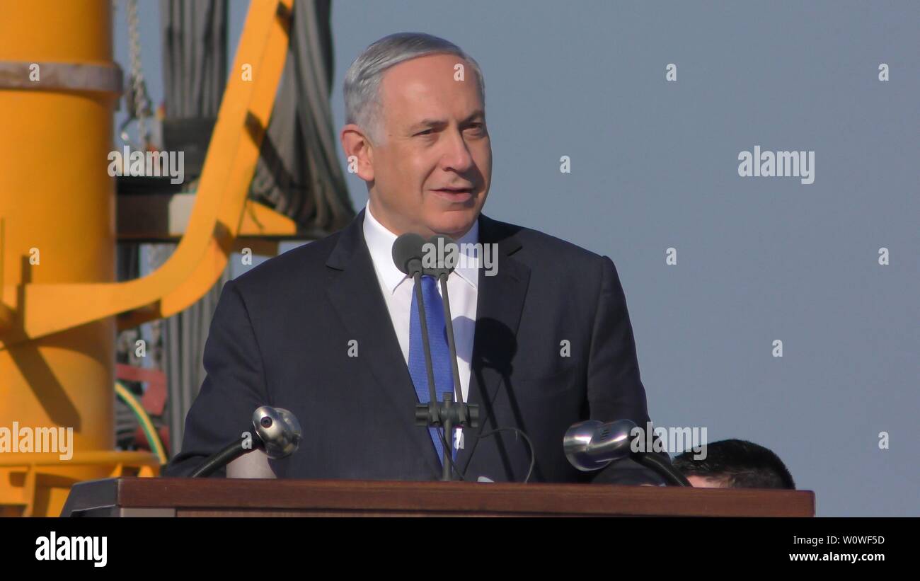 HAIFA, ISRAEL - JANUARY 12, 2016: His Excellency PM Prime Minister ...