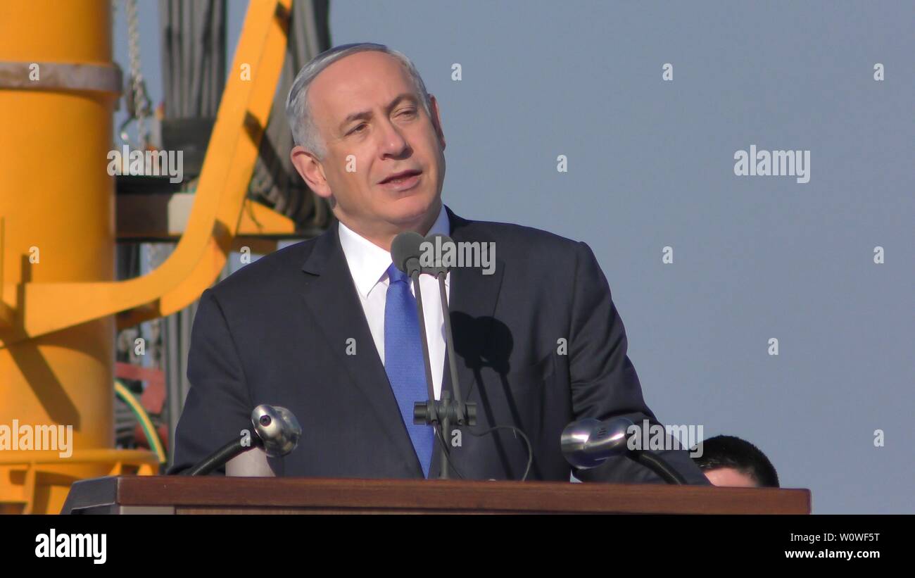 HAIFA, ISRAEL - JANUARY 12, 2016: His Excellency PM Prime Minister ...