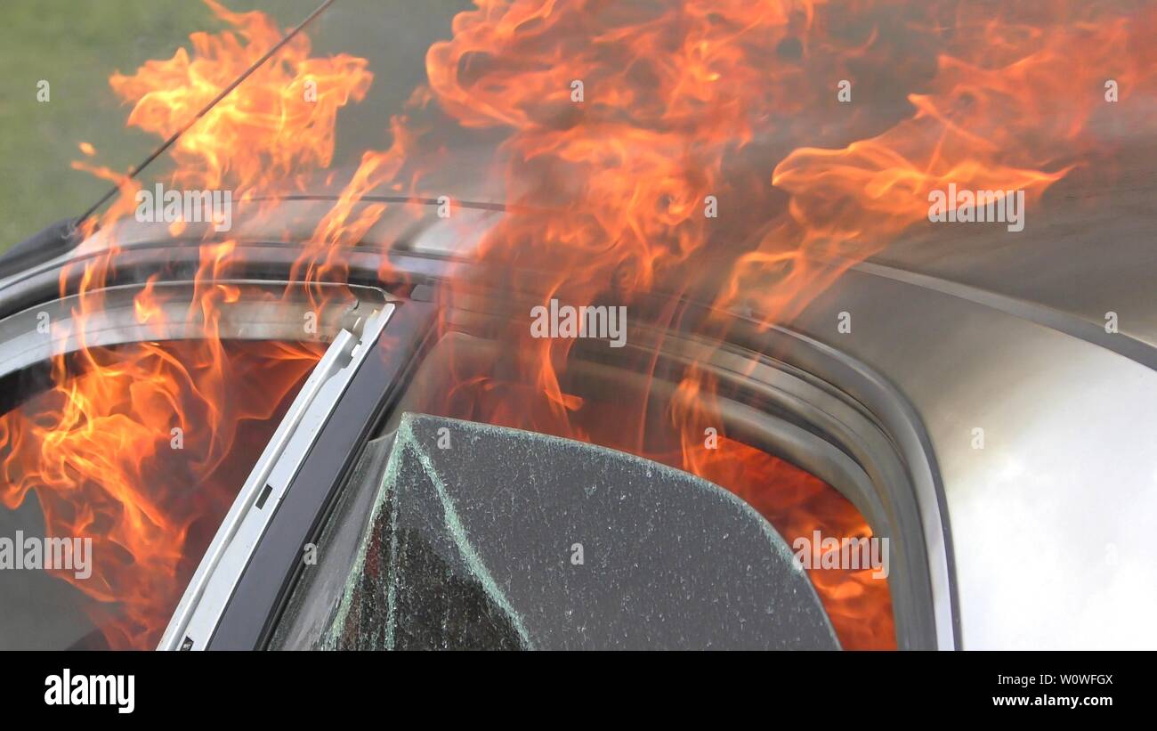 Fire burning red flame comes hi-res stock photography and images - Alamy