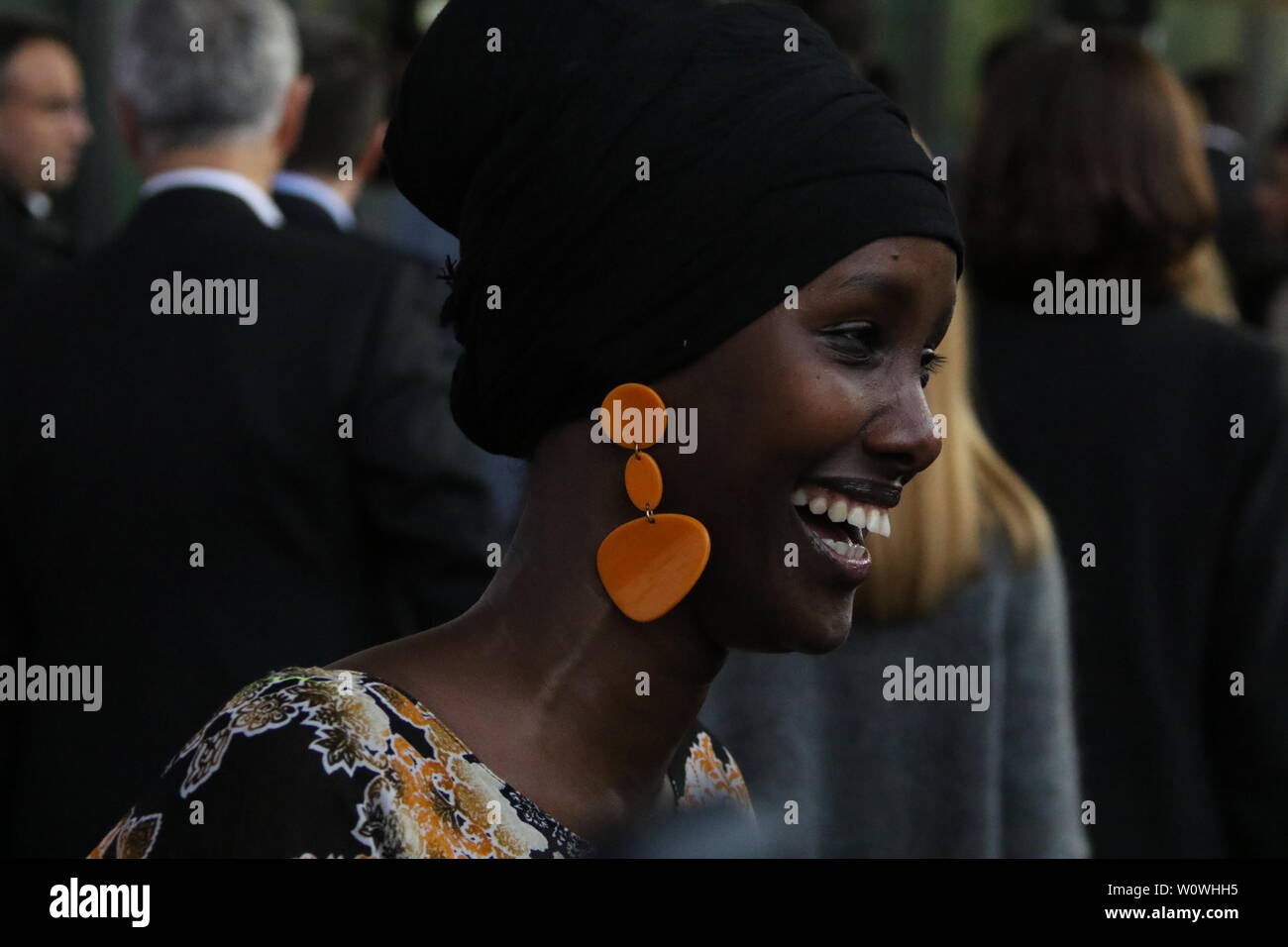 Sonderpreis 2018, Fatuma Musa Afrah (Laudator: Christian Wulff) beim ...