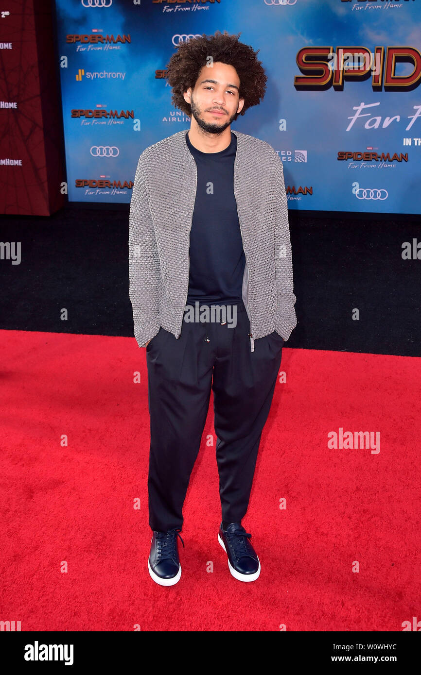 Los Angeles, USA. 26th June, 2019. Jorge Lendeborg Jr. at the world ...