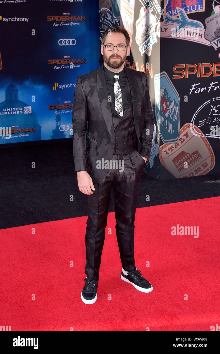 Martin Starr at the world premiere of the feature film 'Spider-Man: Far ...