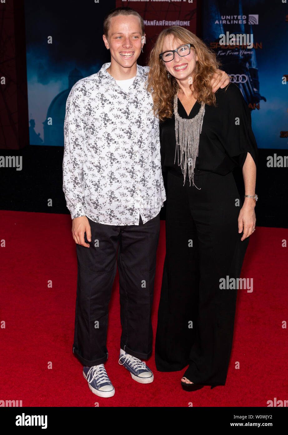 Los Angeles, CA - June 26, 2019: Sarah Halley Finn and guest attend the ...