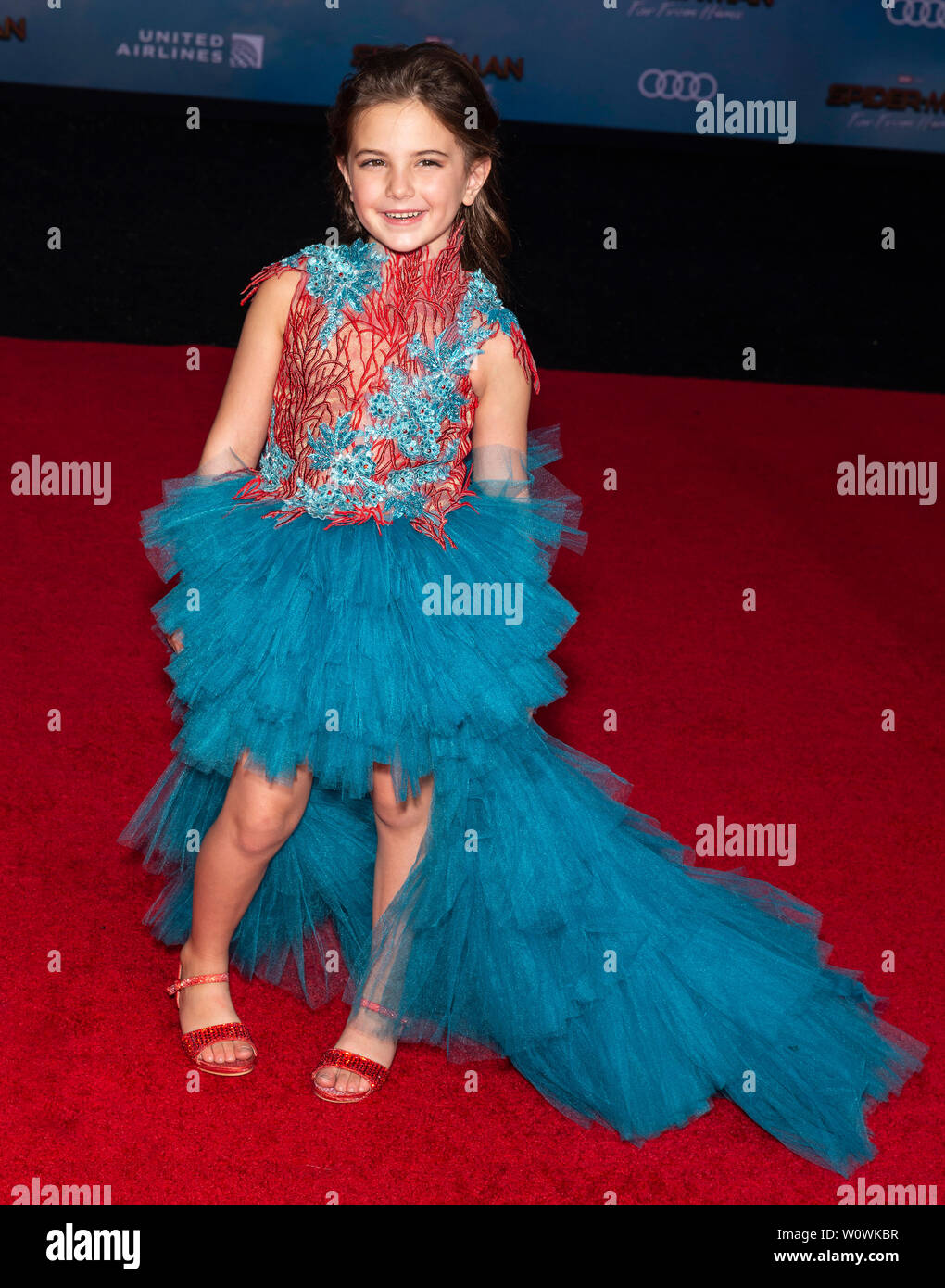 Los Angeles, CA - June 26, 2019: Lexi Rabe attends the premiere of Sony ...