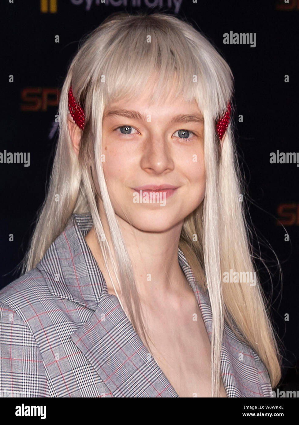 Los Angeles, CA - June 26, 2019: Hunter Schafer attends the premiere of ...