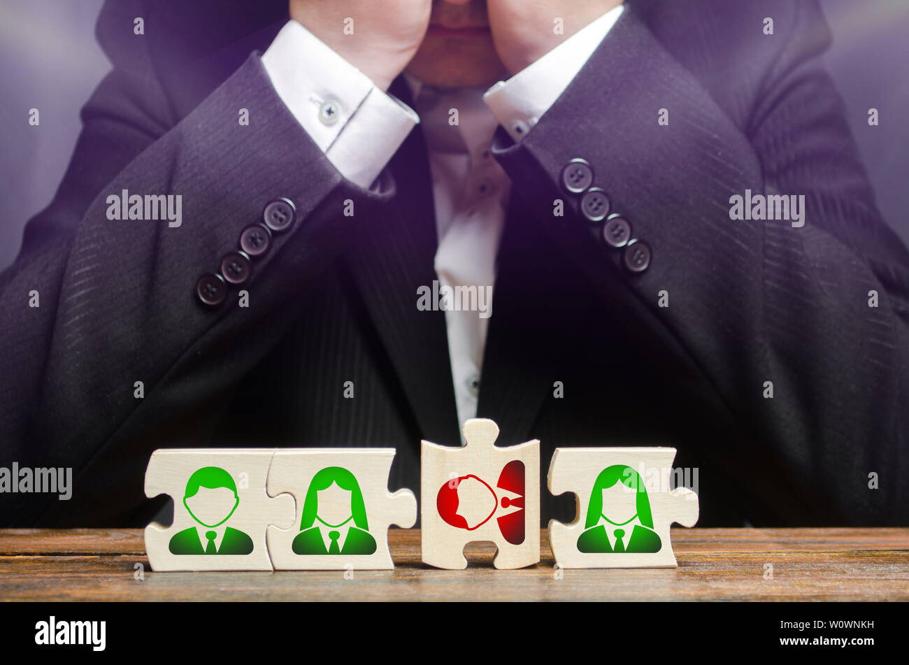 Not teamwork hi-res stock photography and images - Alamy